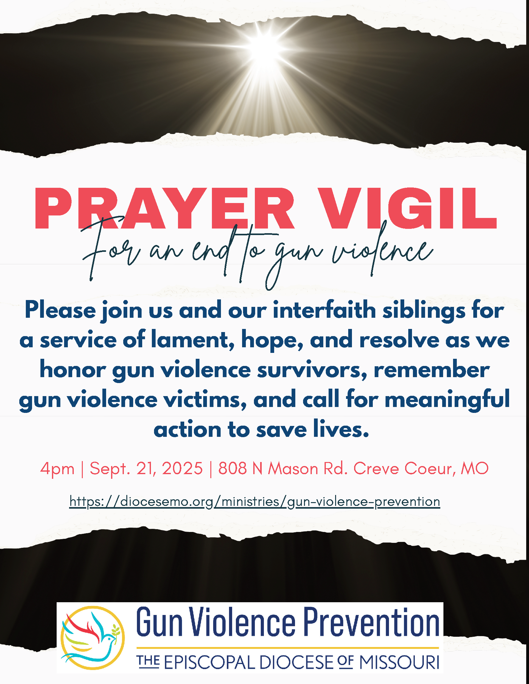 Prayer Vigil For An End To Gun Violence :: Episcopal Diocese of MO